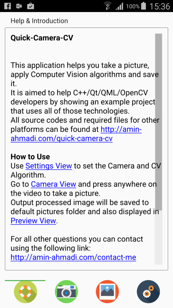 Quick-Camera-CV - Amin